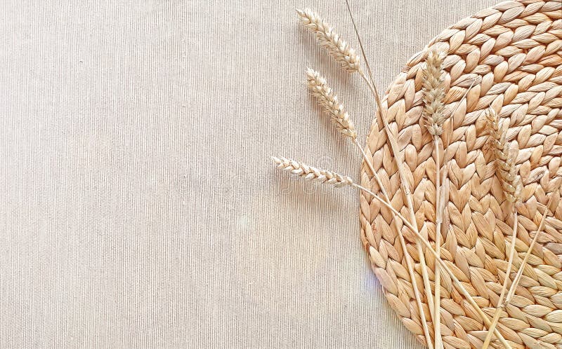 Natural Woven Straw Background Stock Photo - Image of natural, decor ...