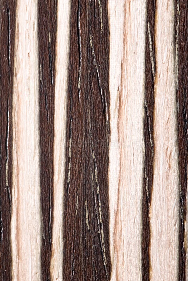 Natural Zebrano veneer stock image. Image of material - 13196067