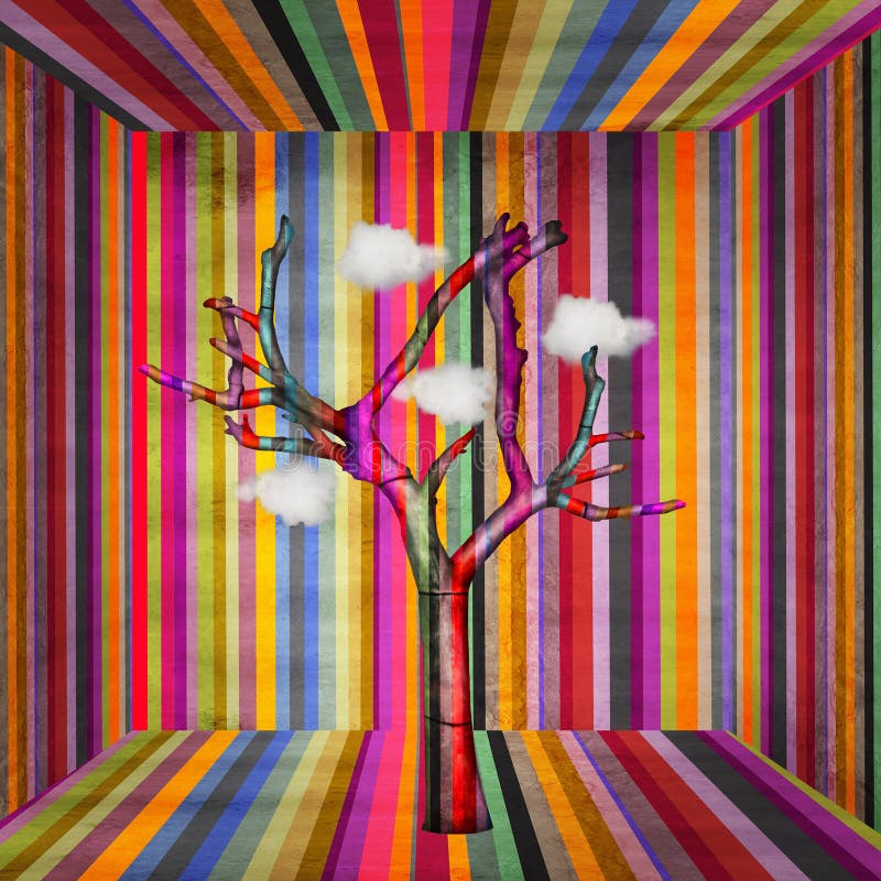 Naturaleza encarcelada stock de ilustración. Ilustración de raya - 76306659