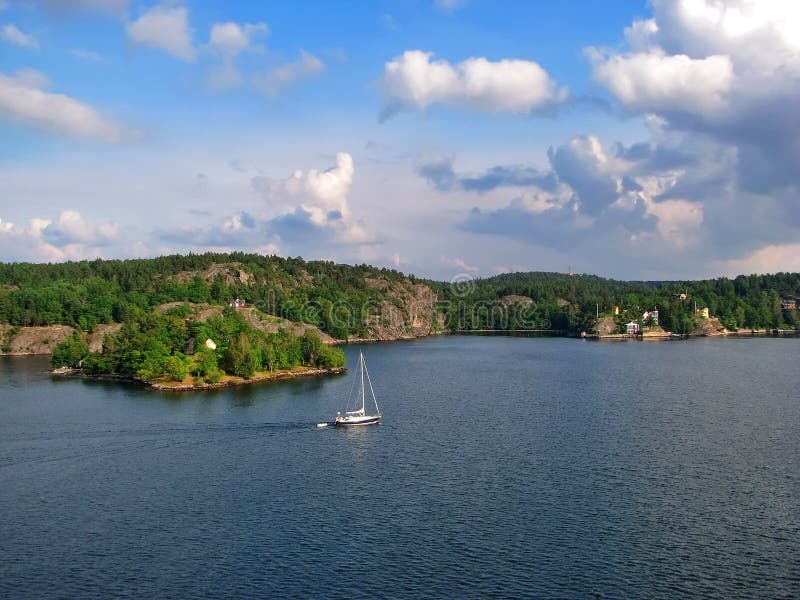 Naturaleza escandinava imagen de archivo. Imagen de proteja - 8721405