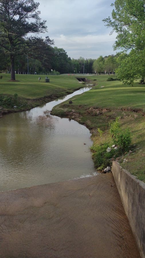 Naturally Beautiful Stream Landscape Stock Image - Image of beautiful ...