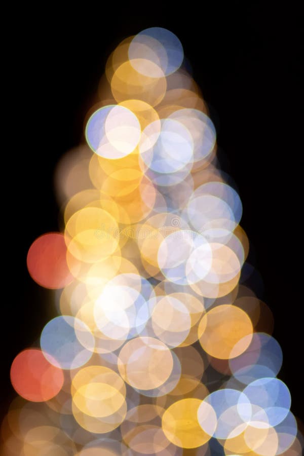 Naturally Blurred Christmas Tree Stock Image - Image of blur, grained ...