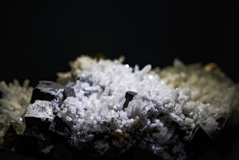 Naturally Occurring Mineral Crystals Close-up Editorial Stock Image ...