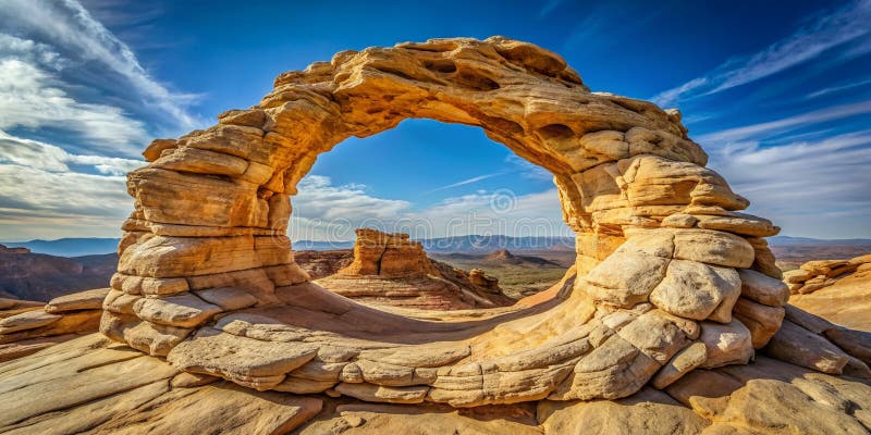 A Naturally Occurring Rock Formation in the Shape of a Large Weathered ...