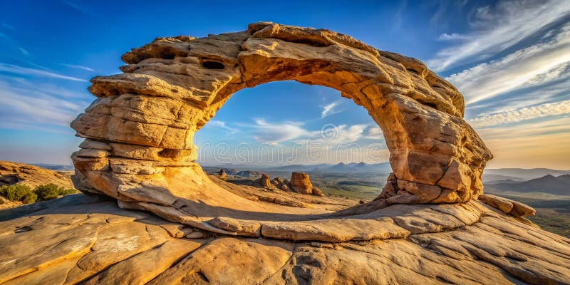 A Naturally Occurring Rock Formation in the Shape of a Large Weathered ...
