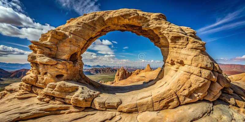A Naturally Occurring Rock Formation in the Shape of a Large Weathered ...