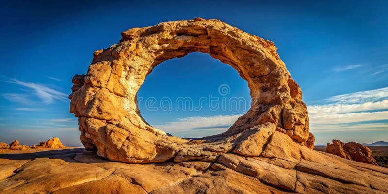 A Naturally Occurring Rock Formation in the Shape of a Large Weathered ...