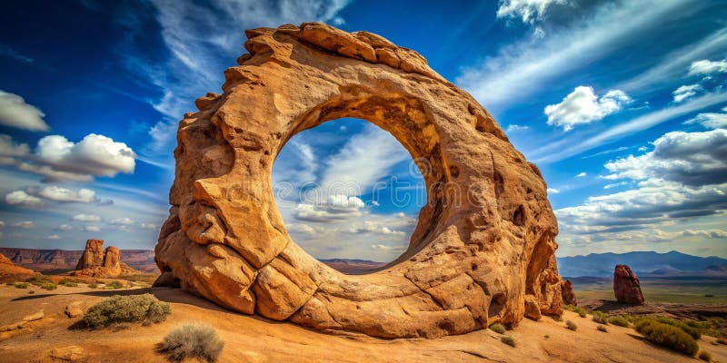 A Naturally Occurring Rock Formation in the Shape of a Large Weathered ...