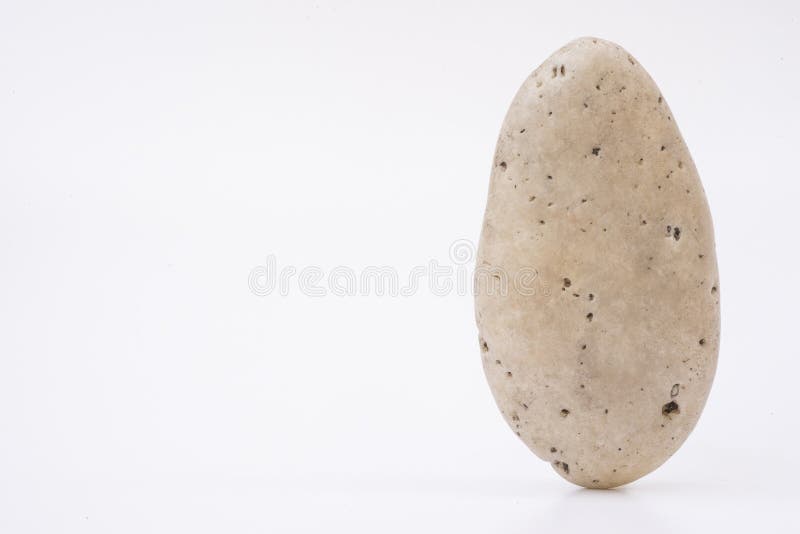 Naturally Shaped Rock Objects on a White Background Stock Photo - Image ...
