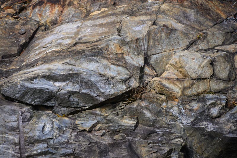 Nature Abstract: Pattern Created by Cracks and Crevices in a Solid Rock ...