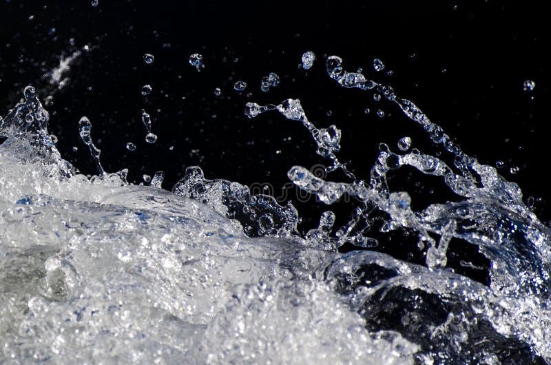 Nature Abstract - Refreshing Water Splash Stock Image - Image of nature ...