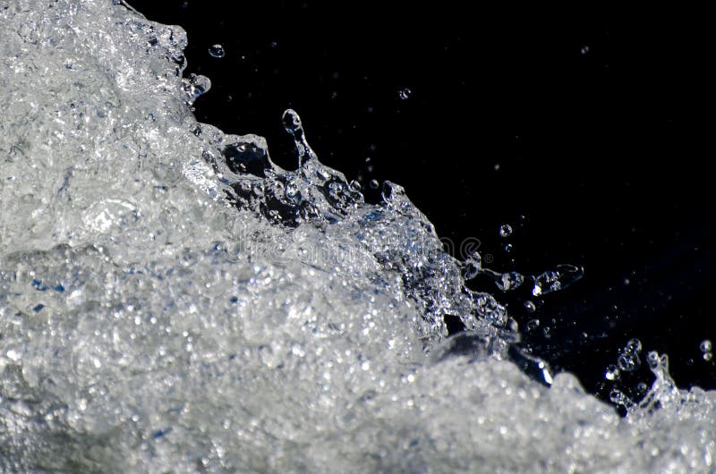 Nature Abstract - Refreshing Water Splash Stock Image - Image of ...