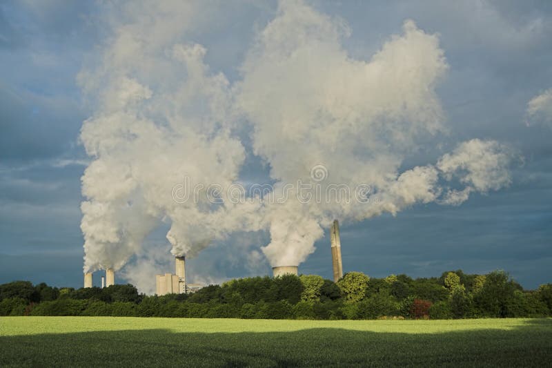 Nature and Air Pollution stock image. Image of soft, factory - 2611687