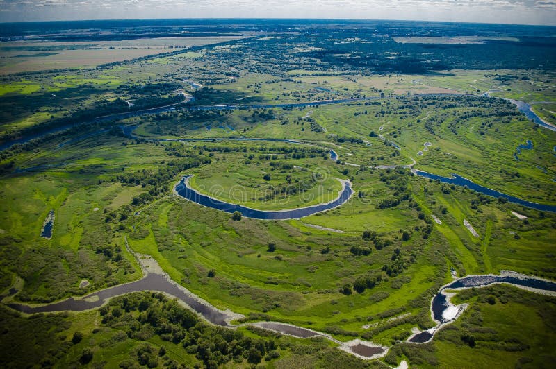 Polesie Belarus stock photo. Image of hill, field, landscape - 223172740