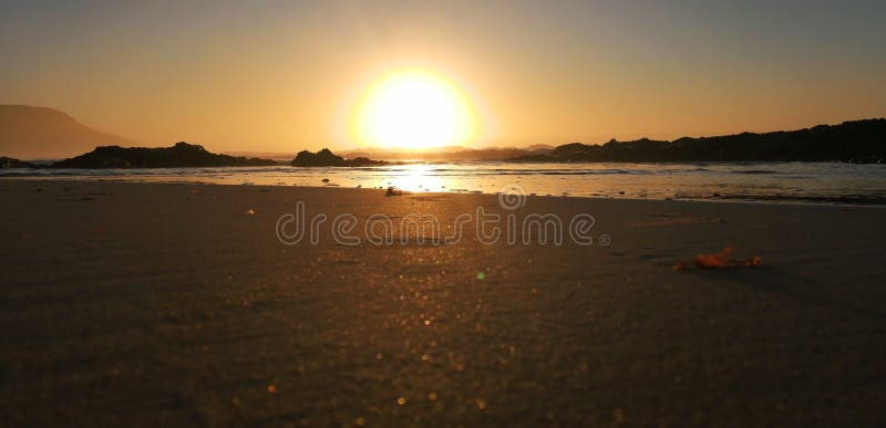 Nature awakes stock image. Image of afterglow, reflection - 218099755