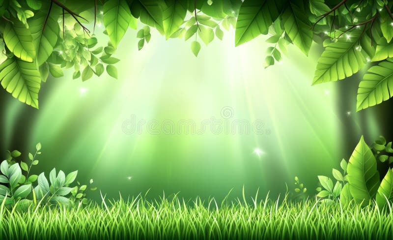 Nature Background with a Blurred, Defocused Park Garden Tree Stock ...