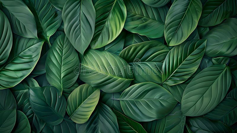 Nature Background with Bunch of Leaves Layered on Top of Each Other ...