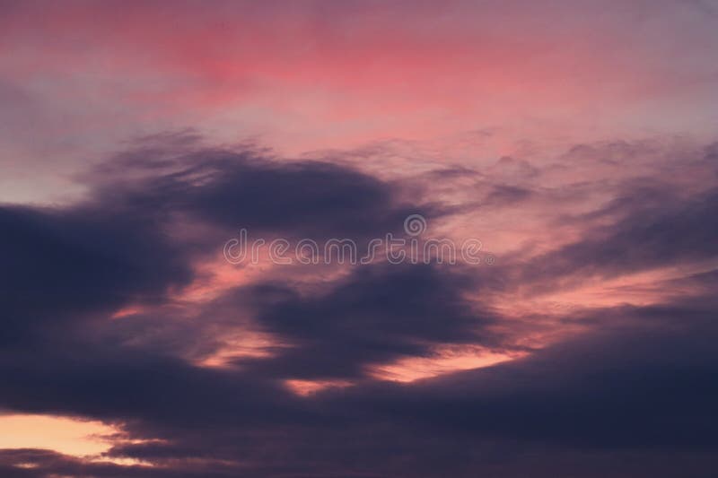 Nature Background 3870 Colorful Evening Sky Stock Photo - Image of ...
