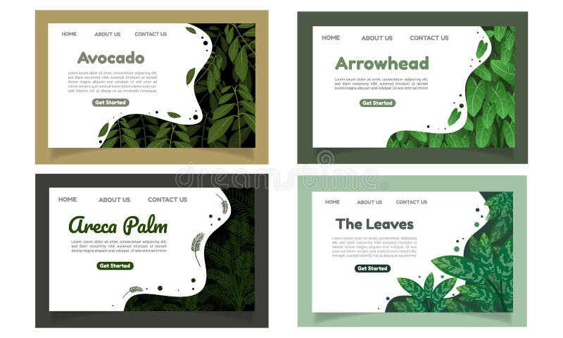 Nature Background and Resources Banner Design Vector Stock Vector ...