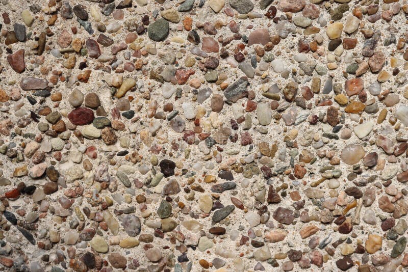 Nature Background - Small Pebbles in White Sand. Texture of Tiny ...
