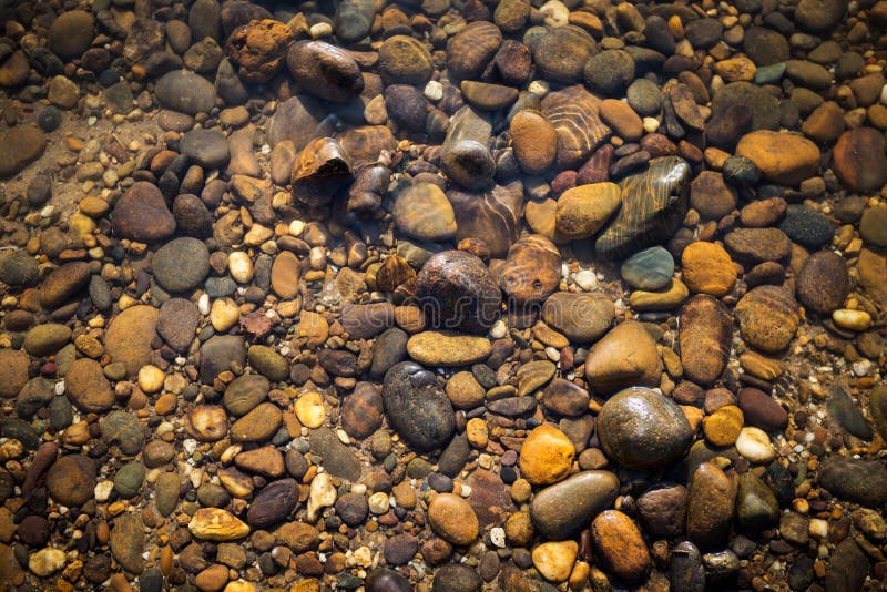 Nature Background of Stone in Clear River Water Stock Image - Image of ...
