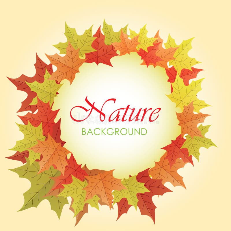 Nature Background. Vector Illustration Decorative Background Design ...