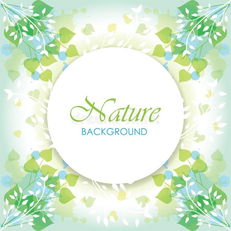 Nature Background. Vector Illustration Decorative Background Design ...