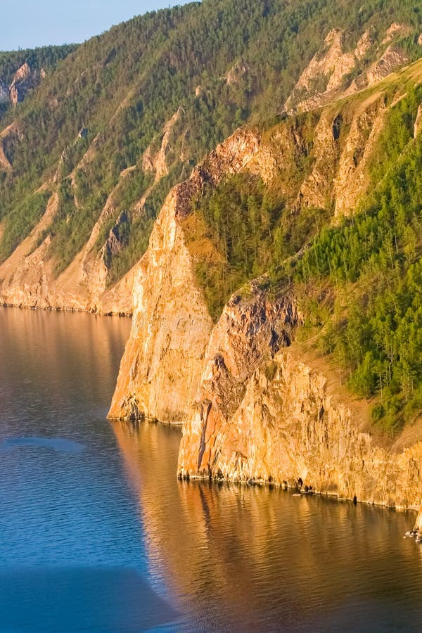 Nature of Baikal, Landscape of the Shores of Lake Baikal. Stock Photo ...