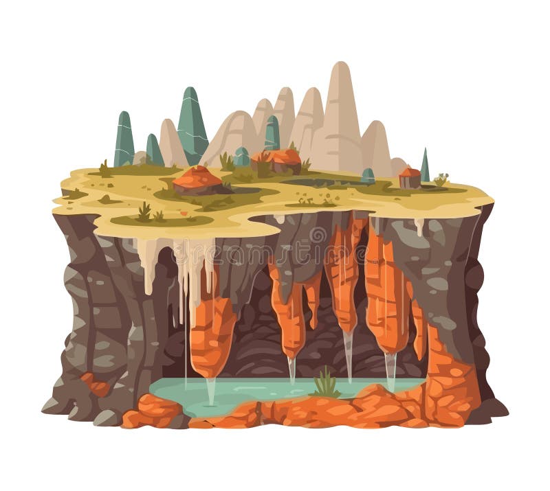 Nature Beauty Captured in Vector Illustration Backdrop Stock Vector ...