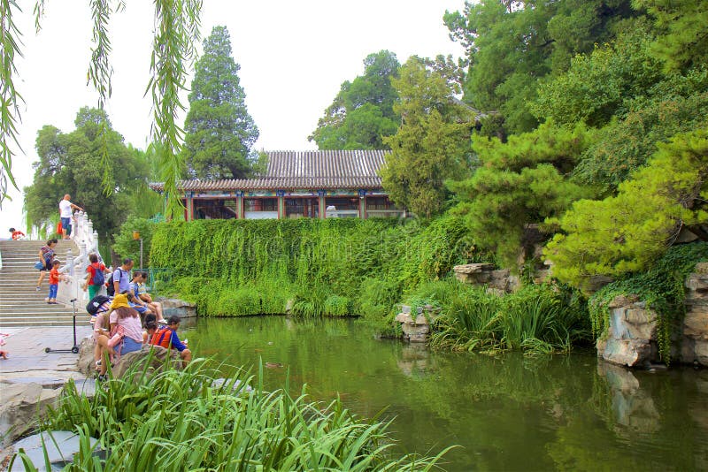 Nature in Beihai Park, Beijing Editorial Stock Image - Image of nature ...