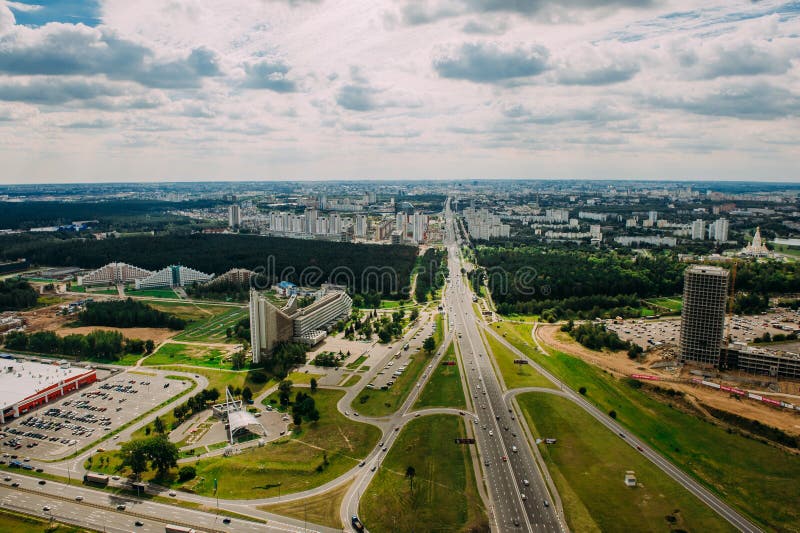 Nature in Belarus. View from Helicopter, Minsk Editorial Stock Image ...
