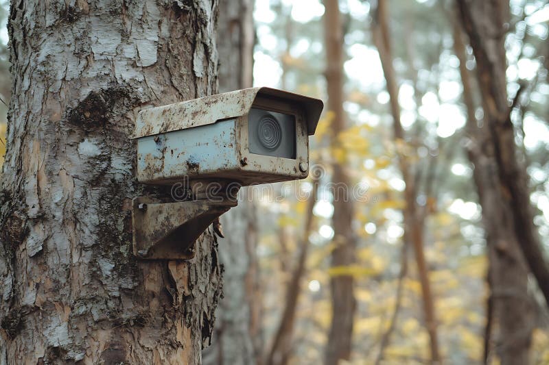 Nature-blended Security Camera Offering Hidden Surveillance from a Tree ...
