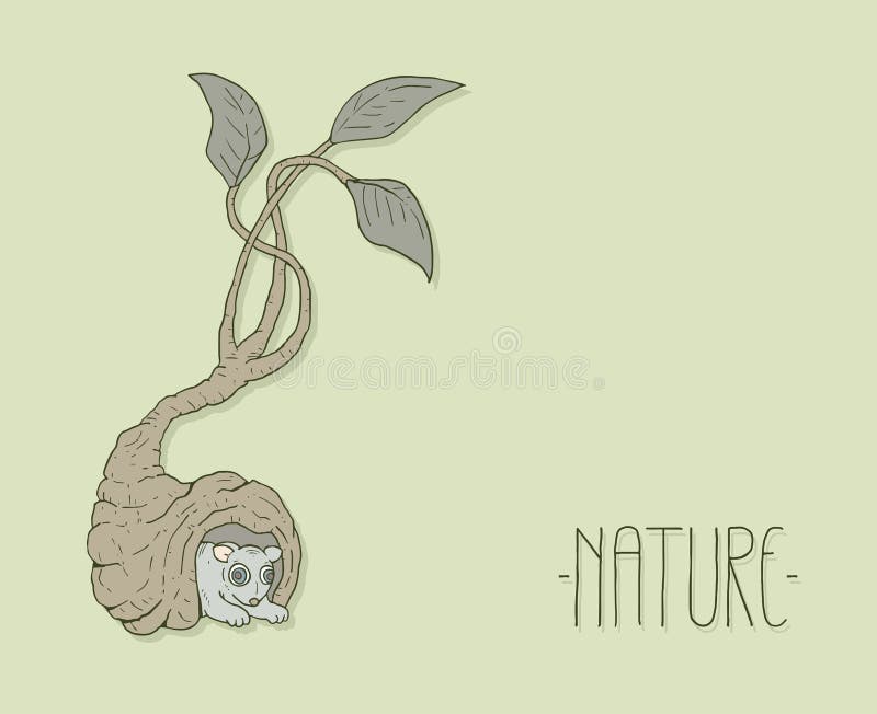 Nature branch design stock vector. Illustration of element - 292578973