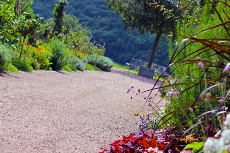 Nature building stock photo. Image of hills, green, flowers - 107259176