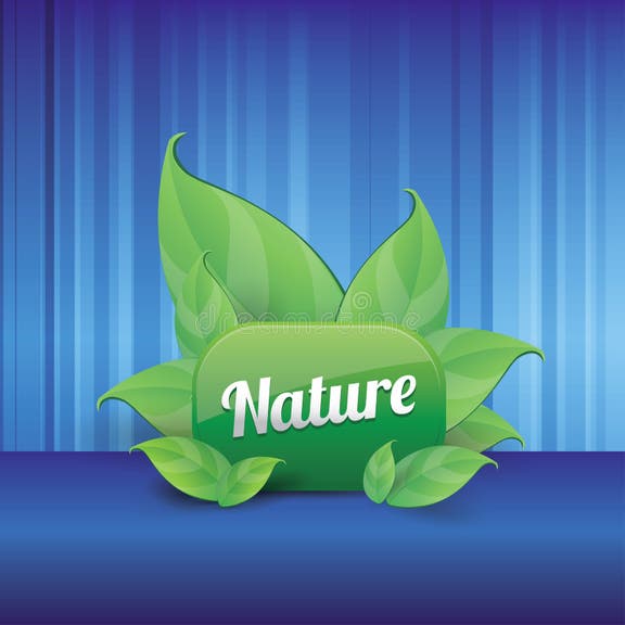 Nature button stock vector. Illustration of business - 27578760