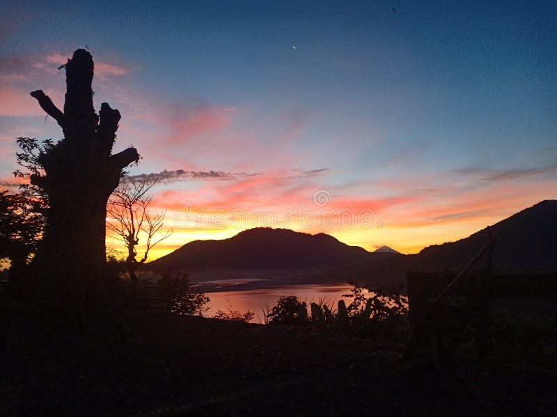 Nature Buyan Lake Sunrise stock photo. Image of buyan - 202617120