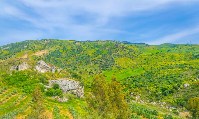 Nature in the Central Sicily, Italy Stock Image - Image of italy ...