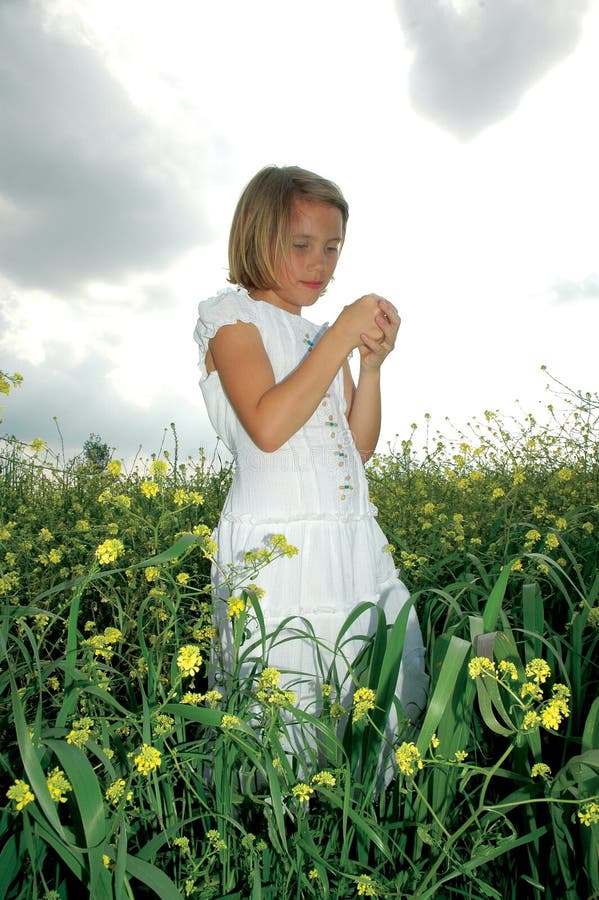 Nature Child stock photo. Image of daughters, daisies - 2234226