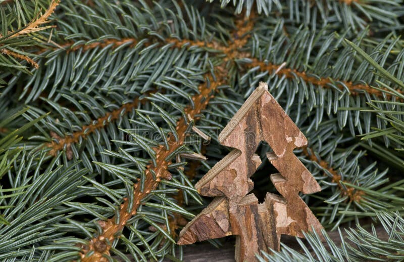 Nature Christmas Decoration Stock Image - Image of green, decoration ...