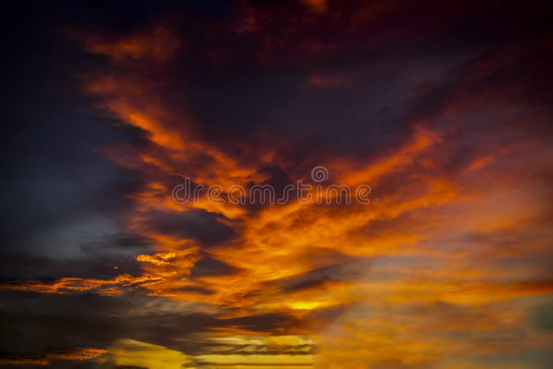 Nature Clouds Evening Sky Pattern Texture Background Stock Photo ...