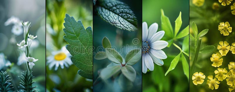 Nature Collage Background stock photo. Image of blooming - 323416278