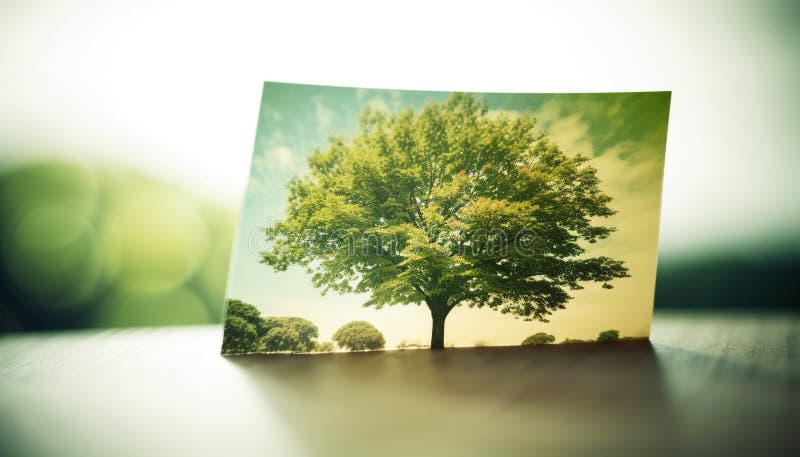 Nature Colors Blend in a Forest Masterpiece Generated by AI Stock Image ...