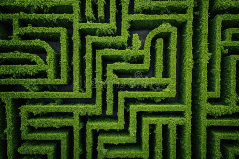 Puzzle Pattern Solution Complexity Maze Green Concept Game Background ...
