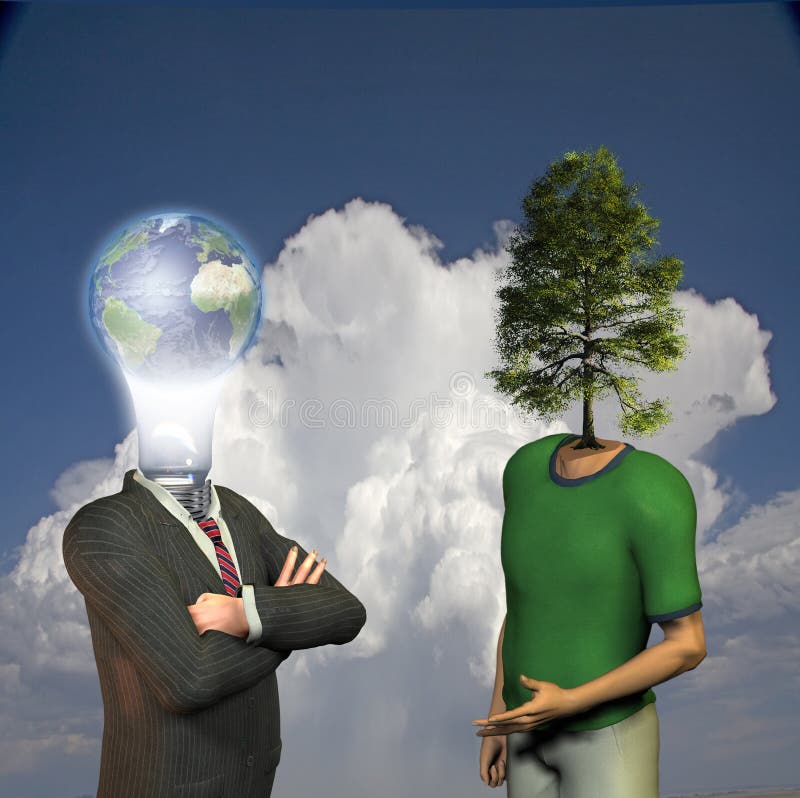 Nature Conversation stock illustration. Illustration of ecology - 17853426