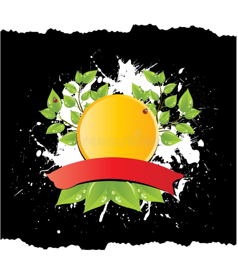 Nature design elements stock illustration. Illustration of green - 9108734