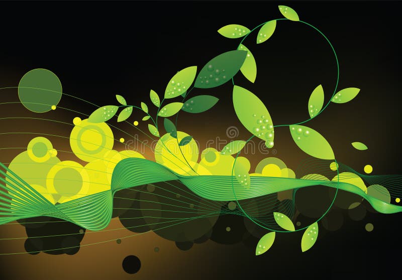 Nature design with leaf stock illustration. Illustration of graphic ...