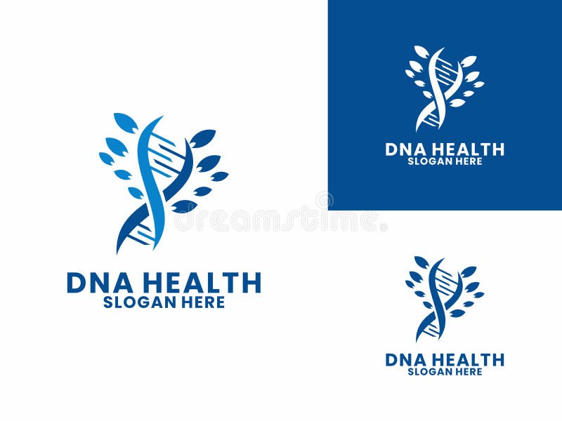 Nature DNA Genetic Logo Design Template. Care DNA Nature Logo Vector ...
