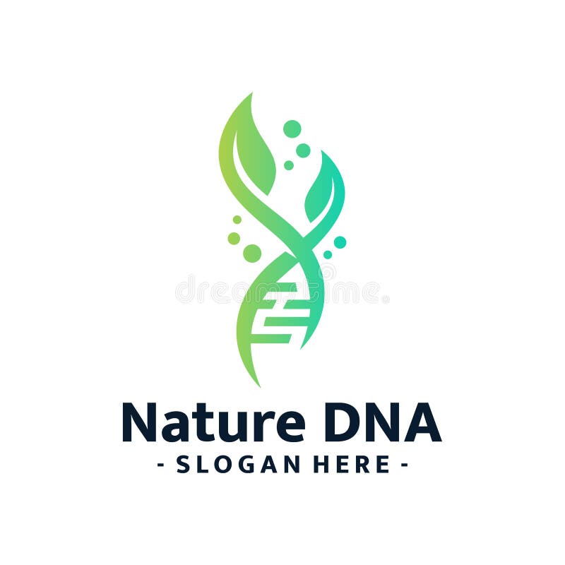 Nature DNA logo stock vector. Illustration of leaf, genetic - 220582366