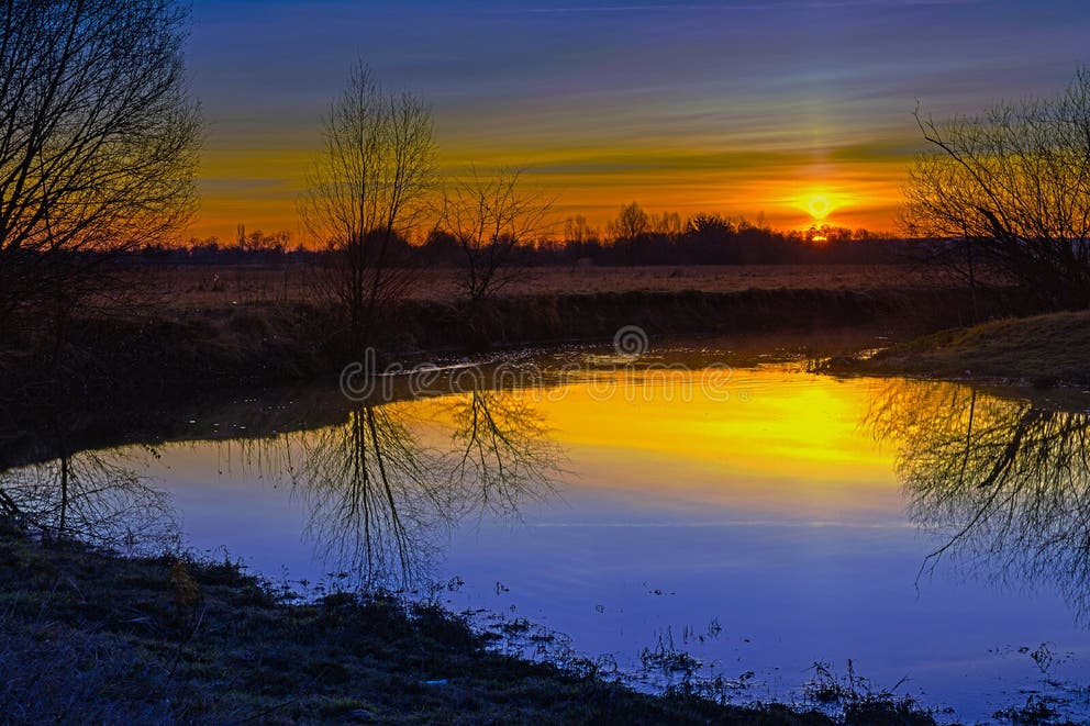 Nature in early spring stock image. Image of landscape - 88351939