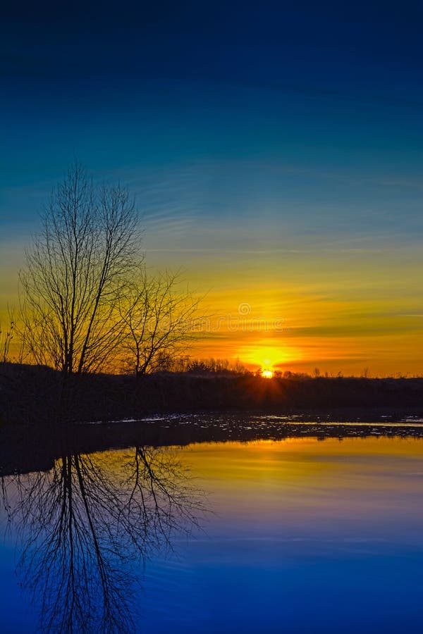 Nature in early spring stock image. Image of landscape - 88352267